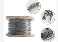 China Nylon Coated 304 Stainless Steel Wire Rope 7x7 Construction 1.5mm to 6mm Diameter for sale