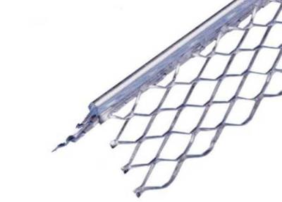 China Galvanized Expanded Metal Angle Bead 25x25mm Corner Reinforcement 2.5m Length Drywall Plastering Edge Protection for sale