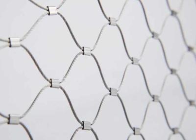 China Stainless Steel Wire Rope Mesh Safety Netting Flexible Cable Net for Balustrade Infill Fall Protection for sale