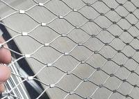China Stainless Steel Wire Rope Mesh Safety Netting Flexible Cable Net for Balustrade Infill Fall Protection for sale