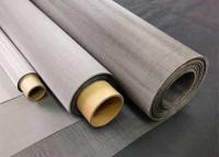 China 100 Mesh SS316 Stainless Steel Woven Wire Cloth 0.5m-1m Width Gas Filtration 0.1mm Wire Dia for sale