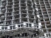 China Stainless Steel 304 Great Wall Chain Conveyor Belt Cross Rod Heavy Duty Heat Resistant Custom Width for sale