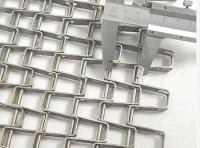 China Stainless Steel 304 Great Wall Chain Conveyor Belt Cross Rod Heavy Duty Heat Resistant Custom Width for sale
