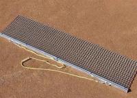 China Galvanized Steel Lawn Drag Net Wire Mesh Turf Leveling Debris Removal Drag Mat Custom Size for sale