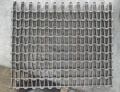 China SUS304 Intermediate Pin 3mm Rod Diameter 9.4mm Strip Height 12.7 Mm Spiral Pitch Metal Conveyor Belt Spare Part for sale