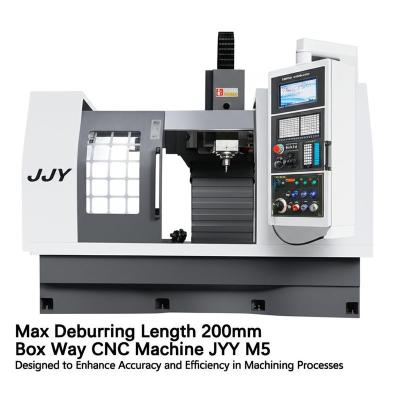 China Max Deburring Length 200mm Box Way CNC Machine JYY M5 Designed to Enhance Accuracy and Efficiency in Machining Processes for sale