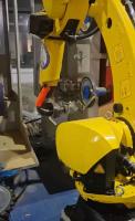 China 220V Robot Grinding Platform Incorporating 6 Axis Robot Type Suitable for Copper Alloy Material Grinding and Automation for sale