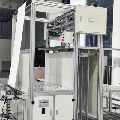 China Non clapboard Glass Fiber Pleating Machine 240KW - 420KW Filter Paper Folding Machine for sale