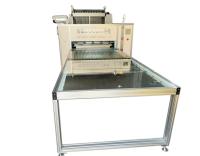 China 1000 pcs/h Filter Paper Pleating Machine Non Woven Glass Fiber Pleating Machine 220V for sale