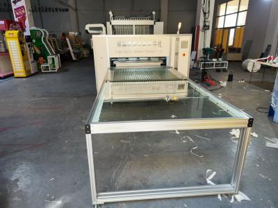 China Intelligent Non Woven Fabric Production Line Glass Fiber Fabric Pleating Machine 220V for sale