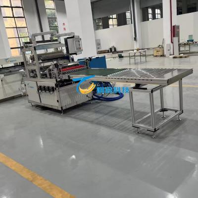 China 1KW Air Filter Production Line 50HZ Knife Paper Pleating Machine 1300mm Working Width for sale