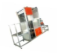 China Full Auto Filter Paper Pleating Machine Customized HEPA Filter Pleating Machine 50Hz for sale