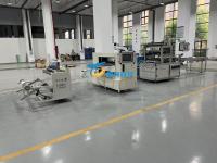 China Glass Fiber Filter Paper Folding Machine Automatic Partitioned Filter Production Line 55Hz for sale