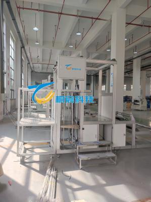 China 356kg Glass Fiber Pleating Machine Customized Paper Pleating Machine With Partition for sale