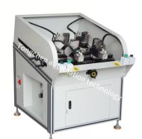 China 4 Side Automatic Edge Trimming Machine 0.6MPa Edge Cutting Machine For Air Conditioning Cartridges for sale