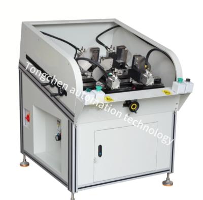 China 4 Side Automatic Edge Trimming Machine 0.6MPa Edge Cutting Machine For Air Conditioning Cartridges for sale