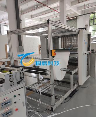 China High Efficiency Filter Pleating Machine Electric Knife Paper Pleating Machine 50Hz for sale
