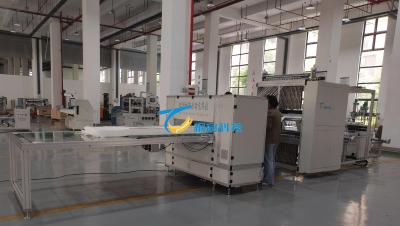 China CNC Glass Fiber Pleating Machine High Precision Paper Pleating Production Line Customized for sale