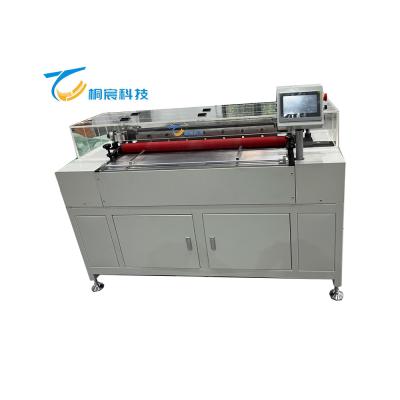 China Adjustable Spacing Filter Paper Printing Creasing Machine Foldable for sale