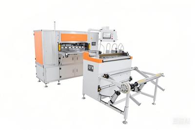 China 0.6Mpa Car Air Filter Making Machine Pleat Grid Filter Knife Pleating Machine Customized for sale