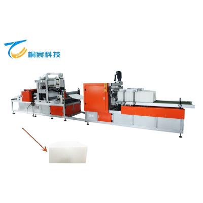 China Tongchen Intelligent Glue-controlled Filter Paper Folding Gluing Equipment Without Separators for sale