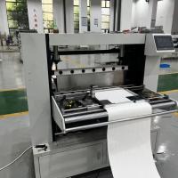 China Large Air Filter Paper Folding Machine Feeding Speed 1.5m Per Min Adjustable for sale