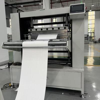 China Non Partition Glass Fiber Filter Paper Pleating Machine For Industrial for sale
