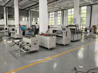 China Automatic Air Filter Pleating Machine Slitting Equipment Speed 0-120 Folds / Min for sale