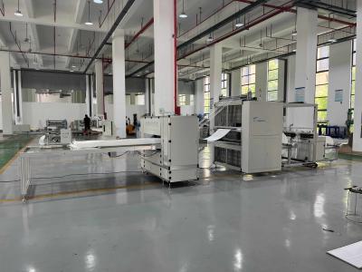China High Temperature Medium Efficiency Partition Filter Pleating Machine for sale