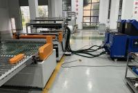 China Automatic  hot melt adhesive PP Gluing and Wave Receiving Production Line Filter Gluing Machine Filter element Gluing Machine for sale