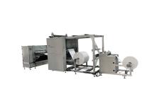 China High-temperature Glass Fiber Pleating And Gluing Production Line. for sale