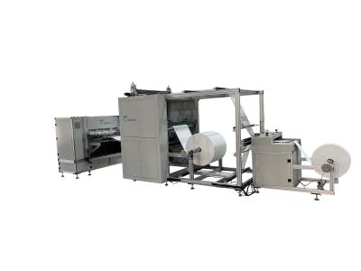 China High-temperature Glass Fiber Pleating And Gluing Production Line. for sale