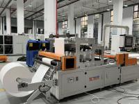 China CE&ISO Cerfication Fully Autoatic Servo Motor Mini HEPA Filter Folding  And Gluing  Production Line for sale