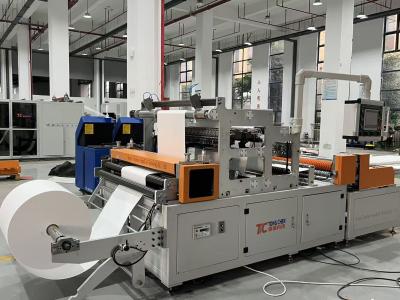 China CE&ISO Cerfication Fully Autoatic Servo Motor Mini HEPA Filter Folding  And Gluing  Production Line for sale