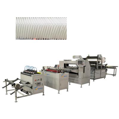China full Automatic Knife pleating Machine car filter Truck Filters  Filter Folding and gluing production line for sale