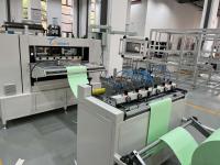 China Stable Output Easy Operation Filter Folding Gluing Production Line Supporting Long-Time Continuous Operation for sale
