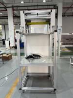 China Mass Production ISO Fiberglass Filter Production Line With Partitions for sale