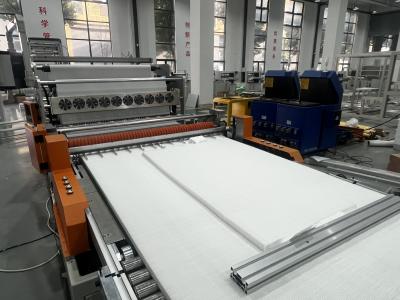 China 300mm Pleat Height Mini HEPA Pleating And Gluing Production Line for sale