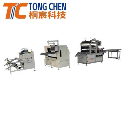 China Full-auto Servo Motored Filter Folding and Gluing Machine for Industrial and Home Filters for sale