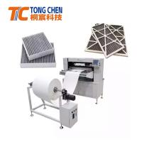 China Industrial Semi-Auto Knife Pleating Machine for High-Speed Filter Element Production for sale