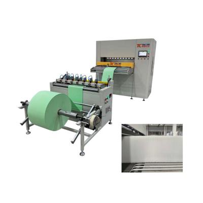 China 300mm Pleat Height Fully Automatic HEPA Filter Paper Precision Pleating Production Line for sale