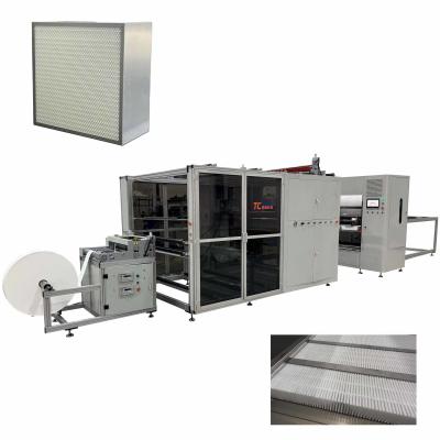 China 300mm Folding Height Full-auto High Temperature No Partition Fiberglass Folding Paper Production Line for sale