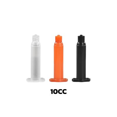 China JAPI American Style Dispensing Syringe 10CC with 91mm Length and 18.4mm OD for Precision Glue Applications for sale