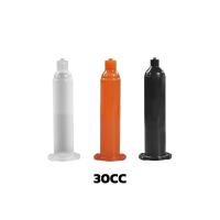 China JAPI American Style Dispensing Syringes 30CC with 25.4mm OD - Transparent, Amber, Black PP Material for sale