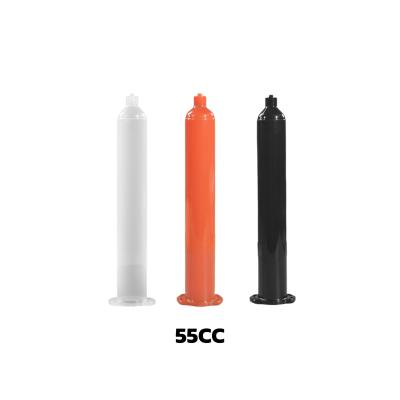 China American Style Dispensing Syringe 55CC with 25.4mm OD and 175.2mm Length for Precision Glue Applications for sale