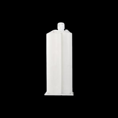 China DC-PP-50-2-1 PP Two-component Adhesive Cartridge 50ml Capacity with 2:1 Mixing Ratio for sale