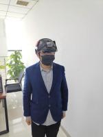 China Stable Performance High Tech Smart Helmet  Non - Contact Test   Temperature for sale