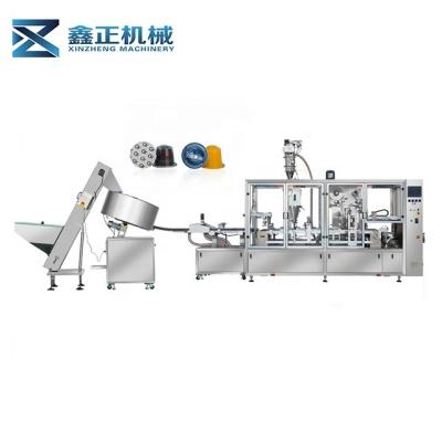 China High Efficiency Automatic Capsule Filler Two Lanes  K Cup Packing Machine for sale