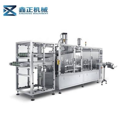 China Two Lanes Coffee Capsule Packing Machine Cup Filling Sealing Machine 80-100 Cups/Min for sale