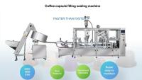 China 6 Lanes Rotary Cup Filler and Sealer 240-360 Cups Per Minute Coffee Capsule Packaging Machine for sale